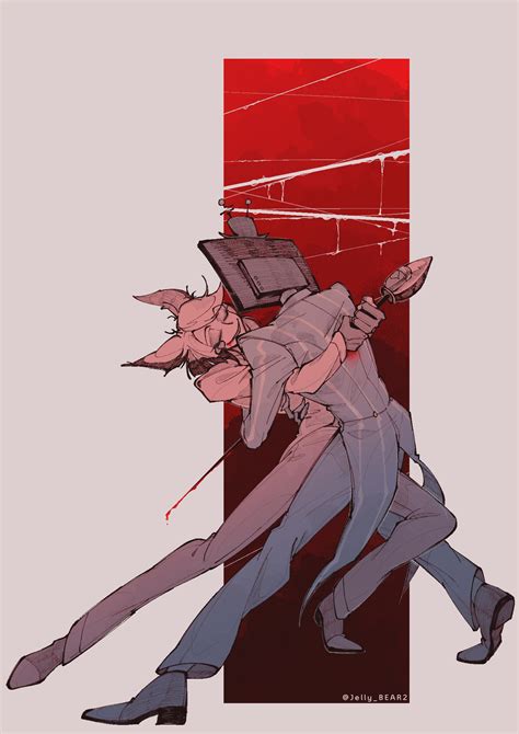 Alastor And Vox Hazbin Hotel Drawn By Jelly Bear Danbooru