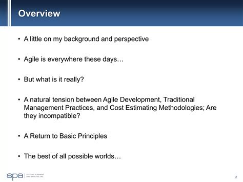 Agile Development And Agile Cost Estimation A Return To Basic