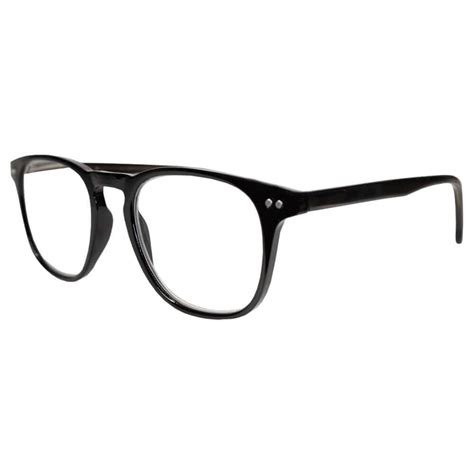 Ar Coated Reading Glasses Black With Keyhole