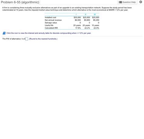 solved problem 6 55 algorithmic question help a firm is