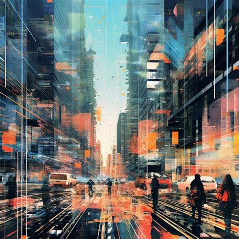 Premium Photo Technological Errors Producing Mesmerizing Visual Glitches