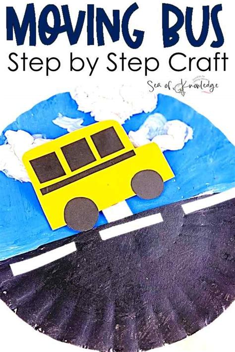 Welcome Back To School Craft Ideas Step By Step Moving Bus Paper Plate