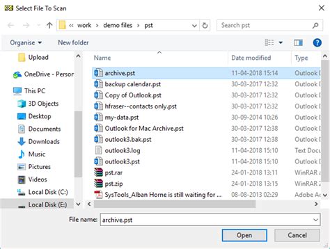 Restore Emails From Bak File Of MS Outlook