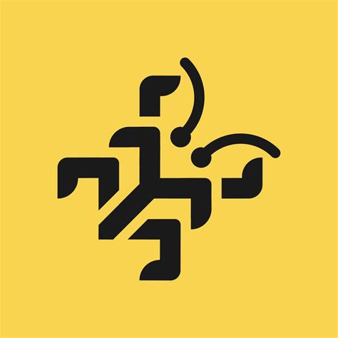 Bug Logo Bug In Robot Style Design Inspiration Flat Design Logo Template Illustration