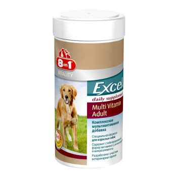 8 in1 Excel Multi-Vitamin Adult | Витамины для взрослых собак, 70шт ...