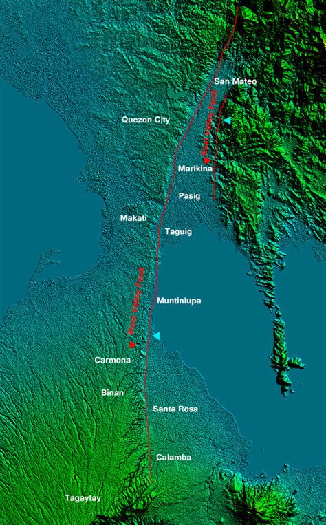 List Of Barangays Near East And West Valley Fault Systems And Maps Its More Fun With Juan