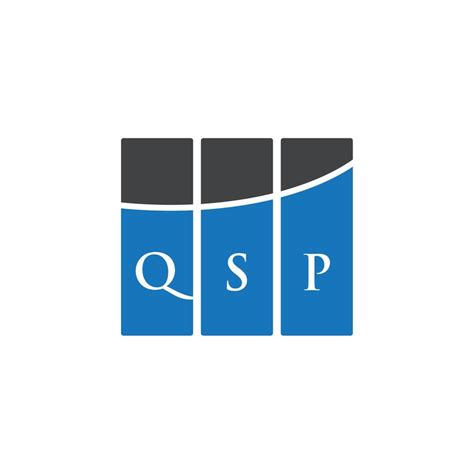 Diseño De Letras Qsp Diseño De Logotipo De Letras Qsp Sobre Fondo Blanco Concepto De Logotipo