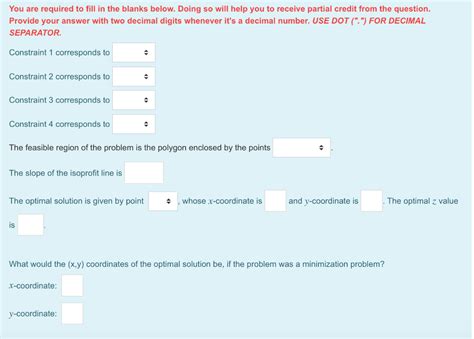 Solved Solve The Following Lp Problem Graphically Below