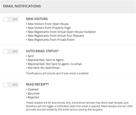 Update Your Email Notification Preferences Spacio