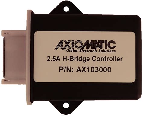 axiomatic releases a compact h bridge controller with 3 universal