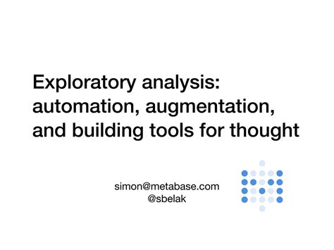 Exploratory Analysis Ppt