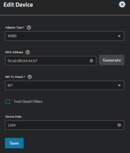 No Route From Guest Os To Truenas Apps And Virtualization Truenas