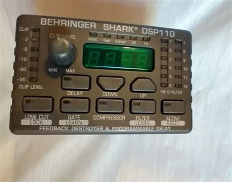 Behringer Shark Dsp110 Digital Multi Function Signal Processor £40 17 Picclick Uk