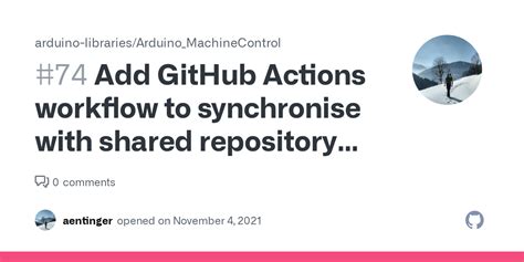 Add Github Actions Workflow To Synchronise With Shared Repository
