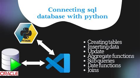 Connecting Oracle Sql Data Base With Pythonimplementing Queries Youtube