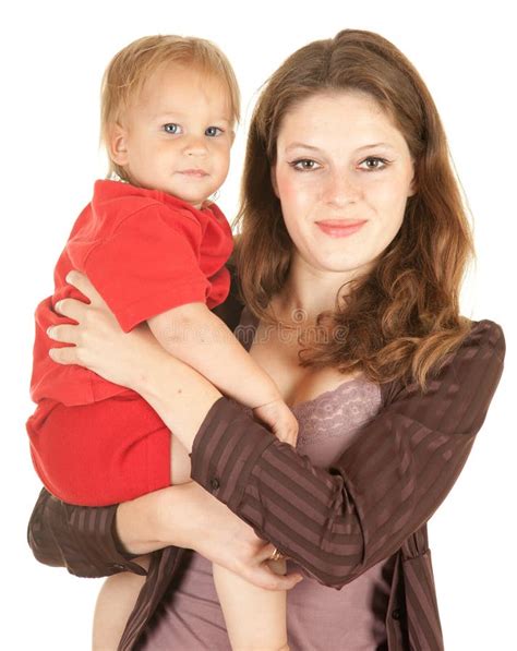 De Liefde Van De Moeder Stock Foto Image Of Liefde Maanden