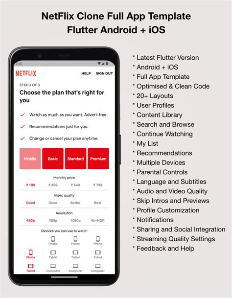 Netflix Clone Full App Template Flutter Android Ios Initappz