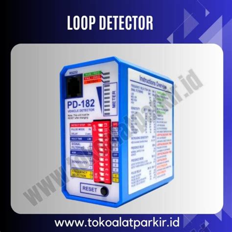 Vehicle Loop Detector White Distributor Alat Parkir Murah