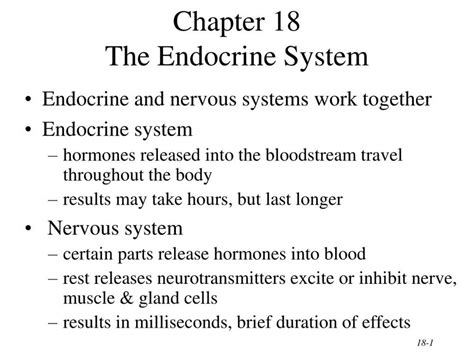 The Ultimate Guide To The Chapter 9 Endocrine System Worksheet Answer