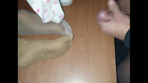 Fucking And Cumming Inside Her Smelly Superstar While I Look Her Nylon