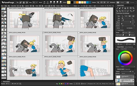 Panelforge For Free Storyboard And Animatic Software