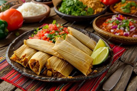 Premium Ai Image Tamales Mexicanos Mexican Cuisine Hispanic Heritage