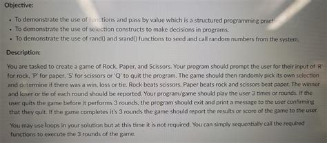 Solved Objective To Demonstrate The Use Of Functions And