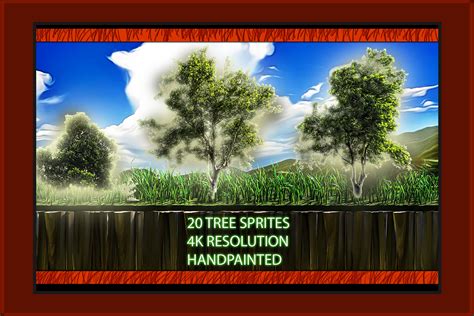 20 Hd Trees Sprites 2d 环境 Unity Asset Store