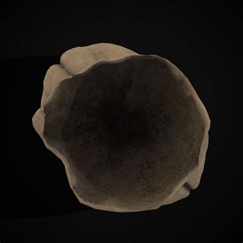 Small Tied Burlap Pouch 3d Model By Get Dead Entertainment