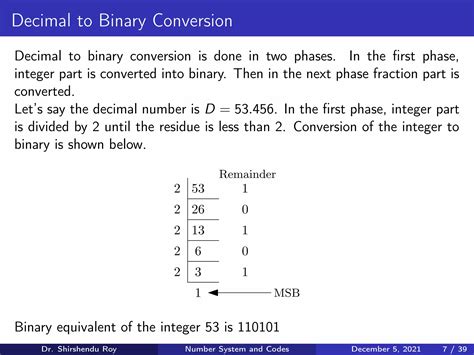 Binary Number System And Codes Ppt