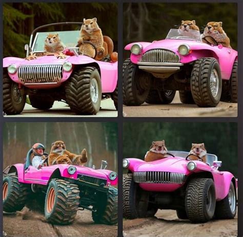 Asked Ai For A Red Mgb With Huge Off Road Wheels Mgb And Gt Forum The Mg Experience