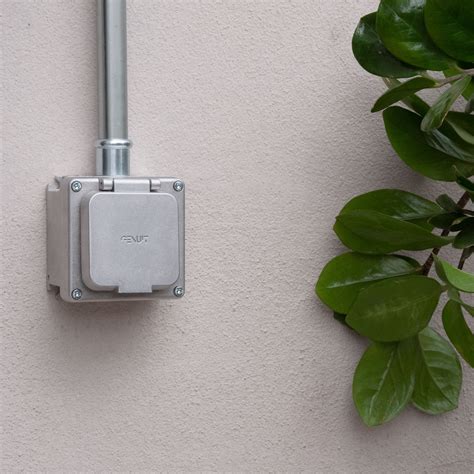 Scatola Per Impianto Elettrico Esterno In Alluminio Naturale Wallbox