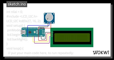 Potentiometer Fadly Wokwi Esp32 Stm32 Arduino Simulator