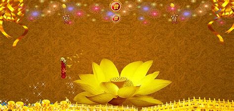 金色莲花花瓣金碧辉煌新年节日背景背景图片素材下载 图片编号qrvpmoal 免抠素材网