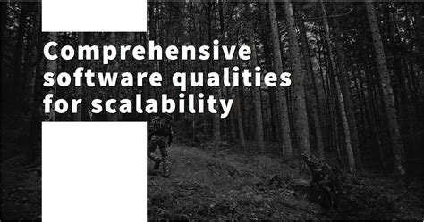 Comprehensive Software Qualities For Scalability PentaTech