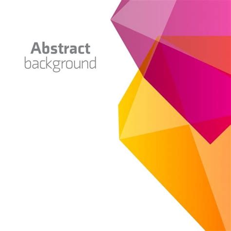 พื้นหลังเรขาคณิตสีชมพูและสีส้ม Eps Uidownload