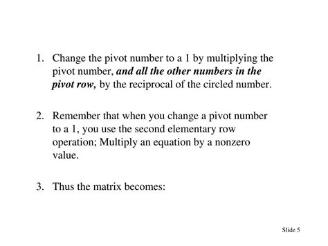 PPT Gauss Jordan Elimination Method Example PowerPoint Presentation ID