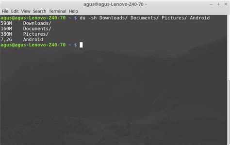 Cara Melihat Ukuran Direktori Melalui Terminal Di Linux Mr Agus