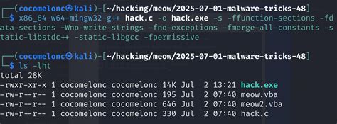 Malware Development Trick 48 Leveraging Office Macros For Malware Simple Vba Example Cocomelonc
