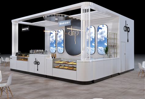 20 Ft By 12 Ft High End Bakery Kiosk Design Mall Kiosks Food Kiosks