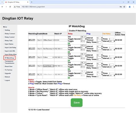 Ethernet Relay Network Wifi Switch Modbus Tcp Udp Mqtt Web Schedule Task Rs485 Coap