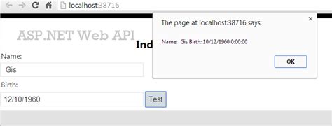 ASP NET Web Api JSON Y El Formato De Fechas Return GiS