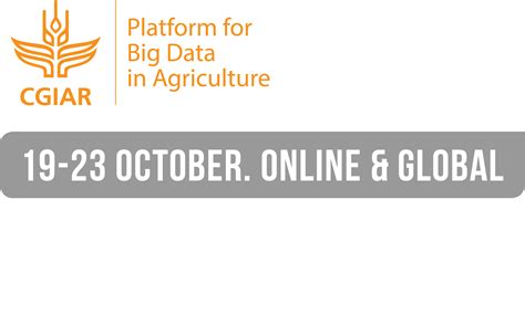 Schedule Cgiar Platform For Big Data In Agriculture