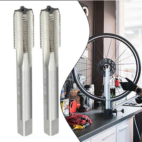 오른손 왼손 나사 탭 Hss 스틸 기계 플러그 탭 금속 나사 구멍 탭 드릴 미터법 나사 나사 나사 탭 916 인치 20 Tpi 2 개 목공 기계 및 액세서리