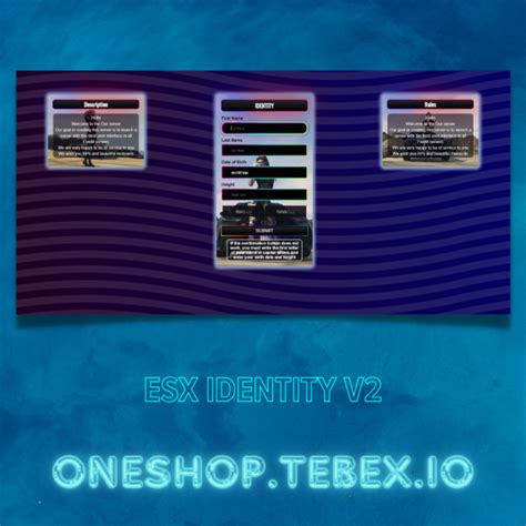 PAID ESX IDENTITY V VAG Premium FiveM Scripts FiveM Mods And FiveM Leaks