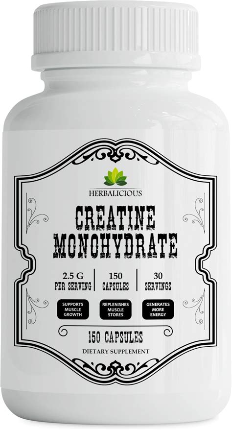 Amazon Com Nutrakey Creatine Monohydrate Capsules Ultra Micronized Formula For Maximum