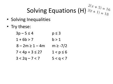 Solving Equations PPTX