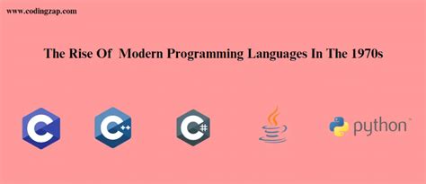 History And Evolution Of Programming Language Codingzap