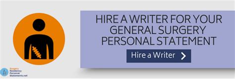 General Surgery Personal Statement Writing Help