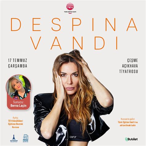 Despina Vandi 17 Temmuz 2024 Çeşme Açıkhava Tiyatrosu — Konserlist